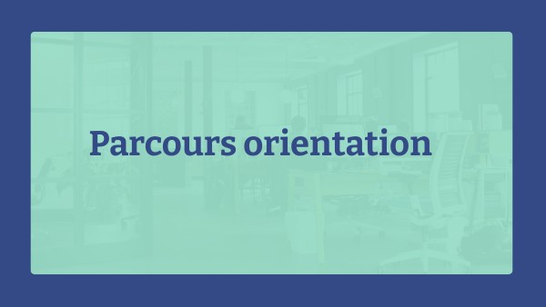 Parcours orientation