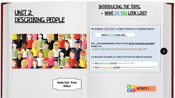 5ºU2 DESCRIBING PEOPLE