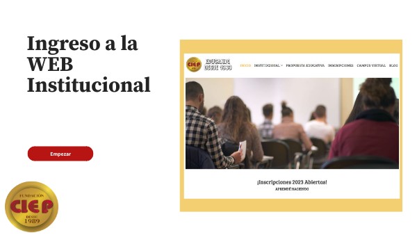 Ingreso a la WEB Institucional | Genially