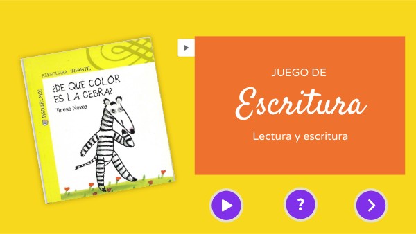 Cebra - Escritura | Genially