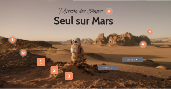 Mission seul sur Mars en 5ème | Genially