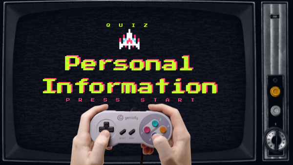 Personal Questions Quiz | Genially