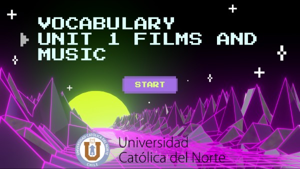 E1 UNIT 1 VOCABULARY -FILMS AND MUSIC | Genially