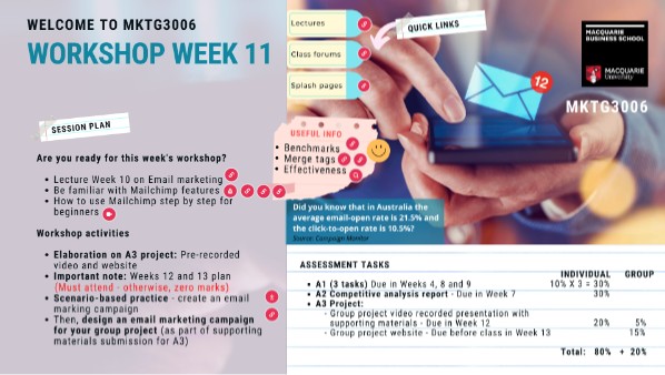 MKTG3006 Workshop Week 11