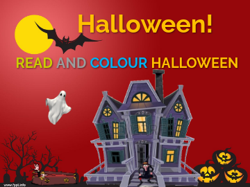 Read and Color Halloween Teacher Ana copia | Genially