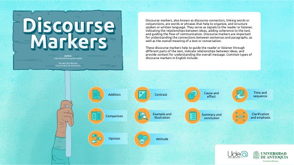 PIA_C10_Sub-taskC_Language lab_GUION_Interactivo_Discourse markers | Genially