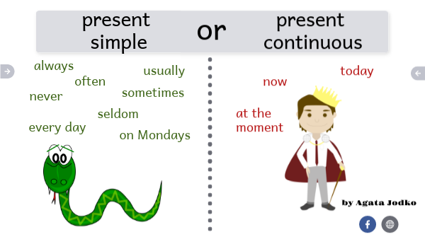 simple or continuous | Genially