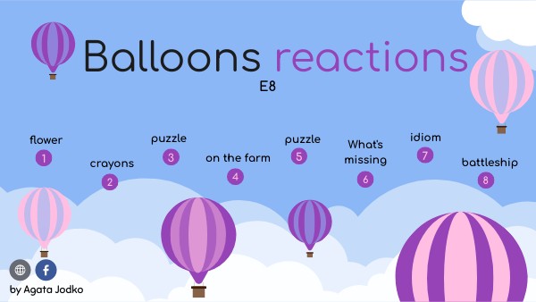 Ballons Reakcje E8 | Genially