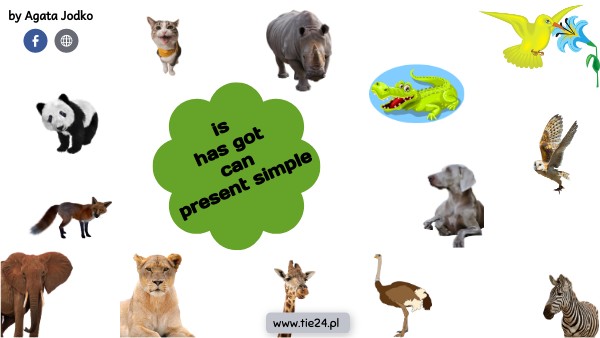 animals be/havegot/can/present simple | Genially