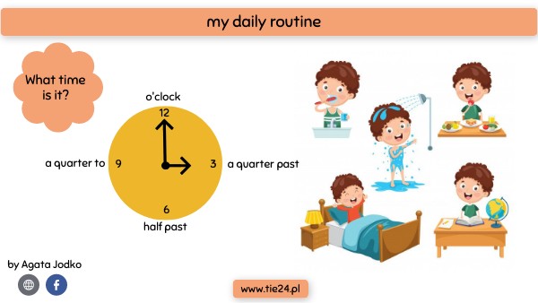 daily routine | Genially