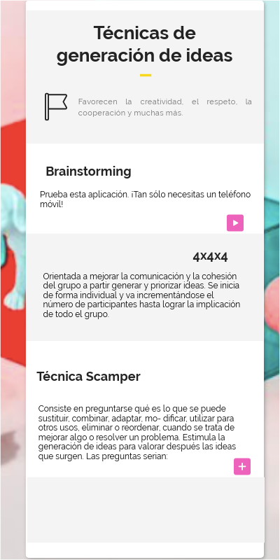 Técnicas de generación de ideas | Genially