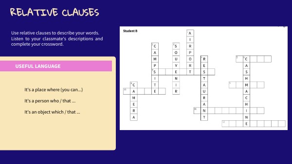 B- Relatives Clauses