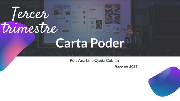 CARTA PODER 2023 | Genially