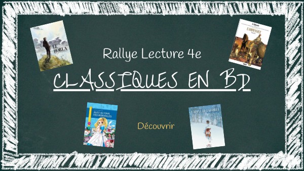 Classiques adaptés en BD | Genially