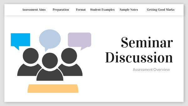 Seminar Assessment Overview