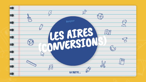 conversion unité d'aire