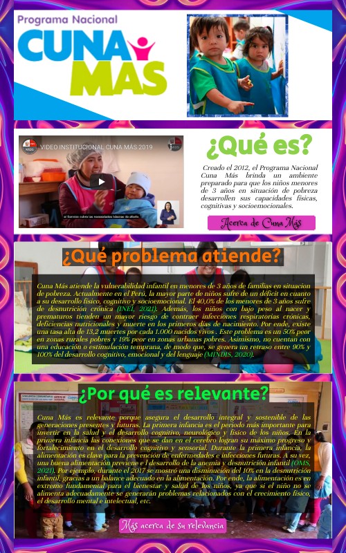 Cuna Más | Genially