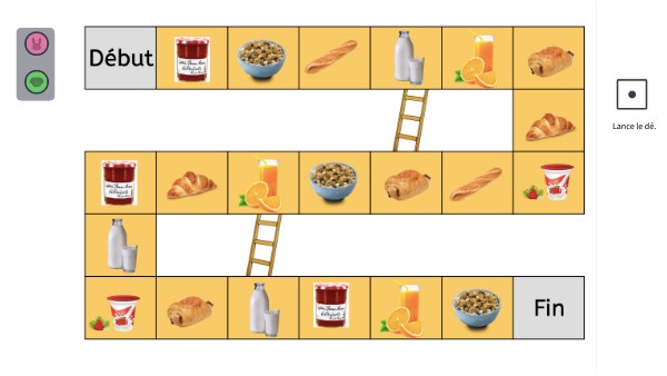 Jeu de plateau "Le petit déjeuner français" 1A | Genially