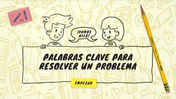 Palabras clave resolver problemas