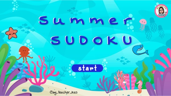 Summer sudoku | Genially