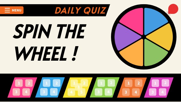 Daily Spin the Wheel | Genially