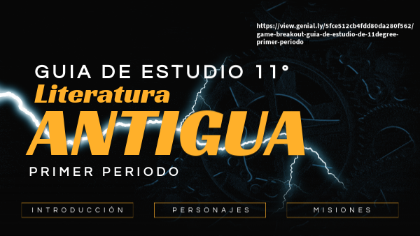 GUÍA DE ESTUDIO DE 11° PRIMER PERIODO | Genially