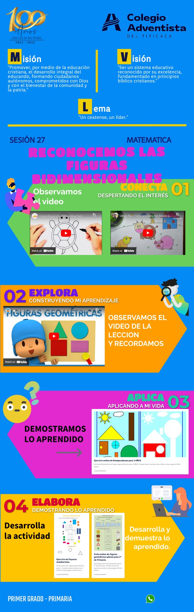 SESION 27 DE MATEMATICA FIGURAS BIDIMENSIONALES | Genially