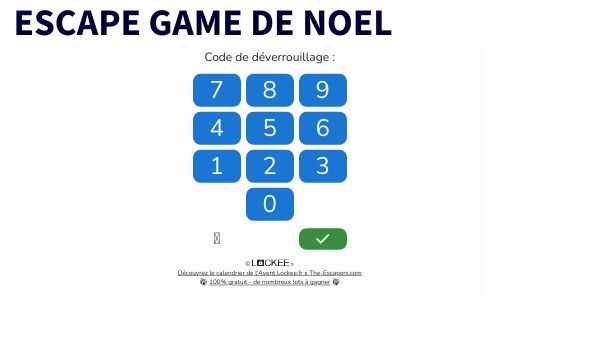 ESCAPE GAME DE NOEL | Genially