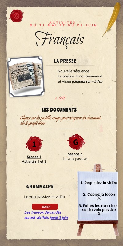 Confinement S2 4A | Genially