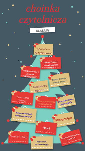 choinka czytelnicza | Genially