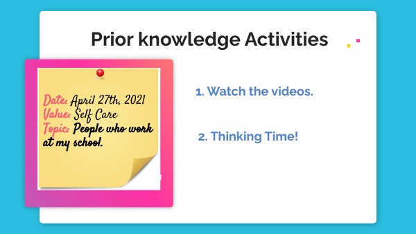 School community members | Genially