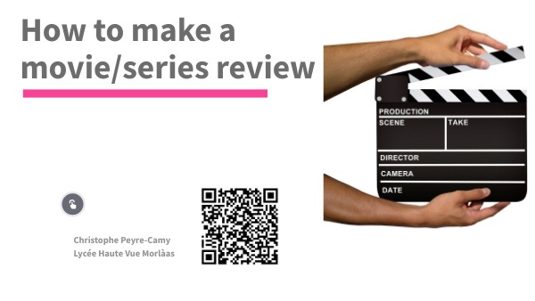 How to make a movie review | Genially
