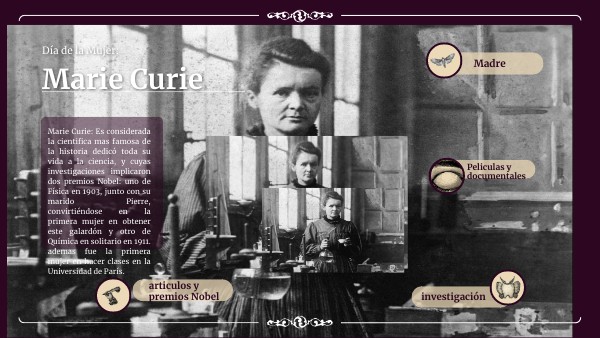 Día de la Mujer: Marie Curie