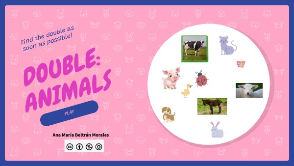 DOUBLE ANIMALS GAME | Genially