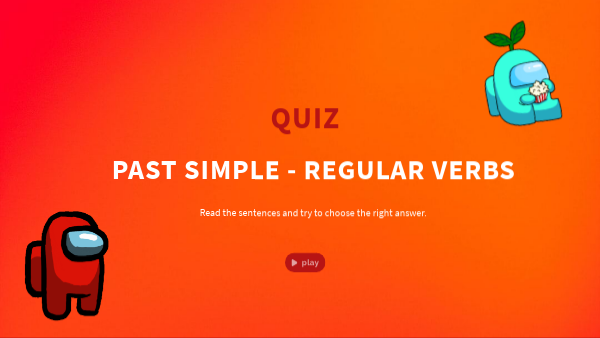 Among Us quiz PAST SIMPLE