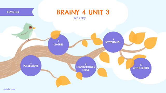 Brainy 4 unit 3 Revision | Genially
