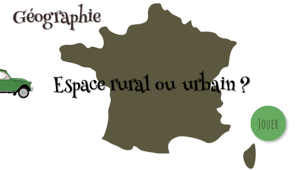 Géographie - Espaces rural & urbain | Genially