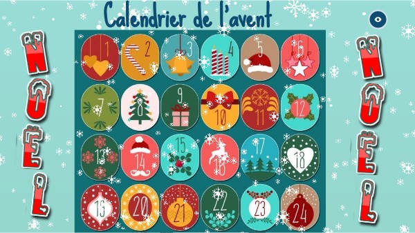 Calendrier de l'avent CE1 B | Genially