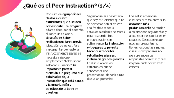 peer Instruction pildora