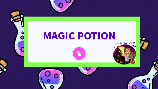 Halloween: magic potion