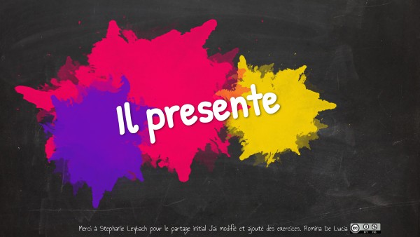 Indicativo presente | Genially