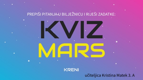 MATEMATIČKI KVIZ 3. RAZRED | Genially