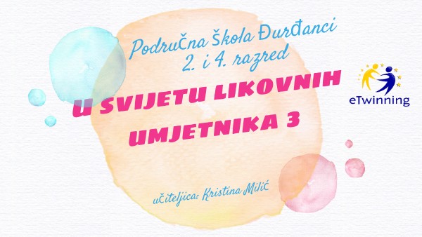 U svijetu likovnih umjetnika 3_PS_Durdanci_2_4_razred