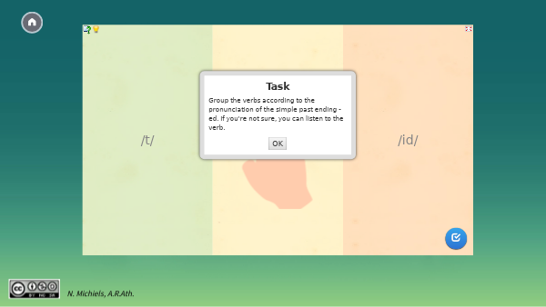 Pronunciation past simple regular ending | Genially