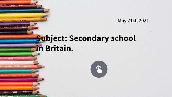 School in Britain | Genially