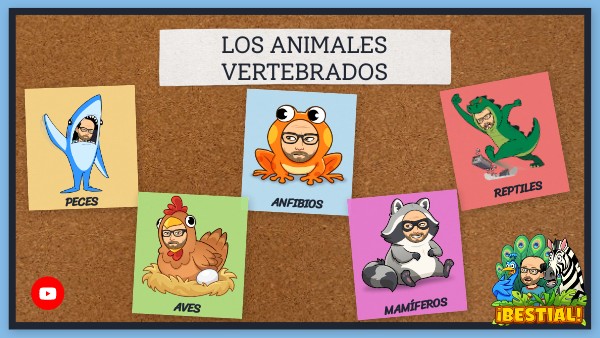 Animales vertebrados | Genially