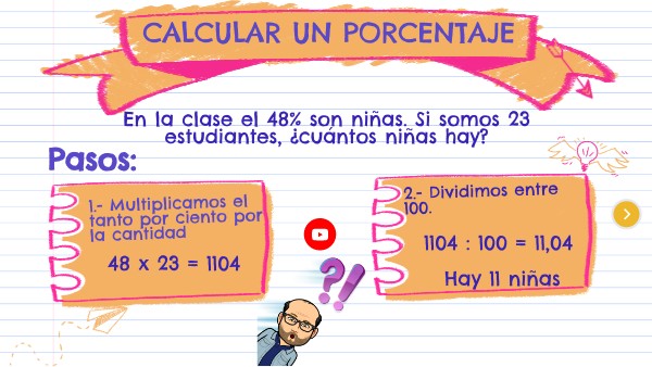Calcular porcentajes | Genially