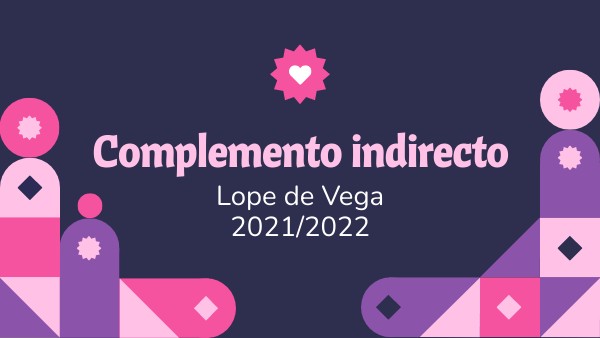 Complemento indirecto | Genially