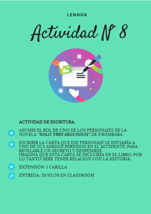 Tarea N°8 Lengua 3°C | Genially