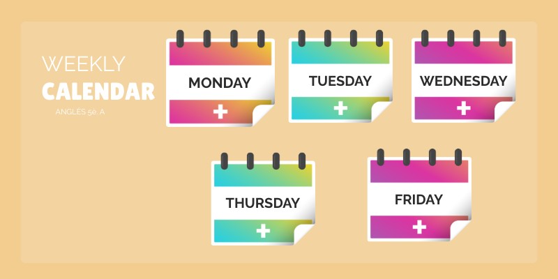 WEEKLY CALENDAR